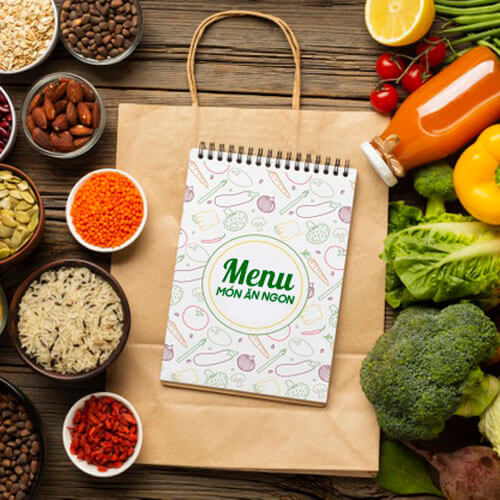 Menu món ăn - In Vĩnh Trị